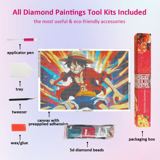 Angry Luffy Diamond Painting Kits for Adults 20% Off Today – DIY ...