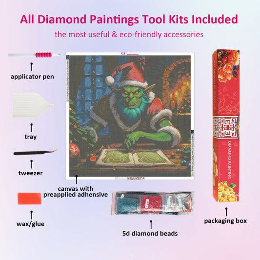Grinch Road Map Diamond Painting Kits for Adults 20% Off Today – DIY ...