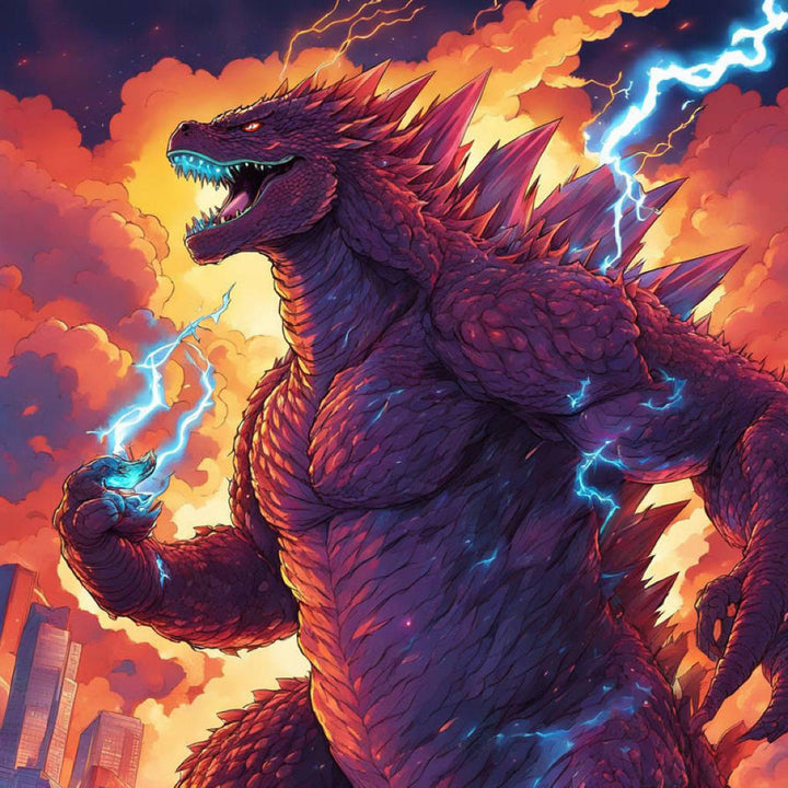 Lightning Godzilla Diamond Painting Kits for Adults 20% Off Today – DIY ...