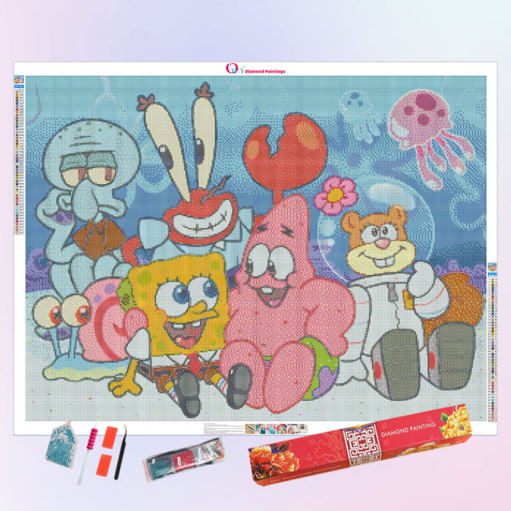 SpongeBob Buddies Diamond Painting Kits for Adults 20% Off Today – DIY ...