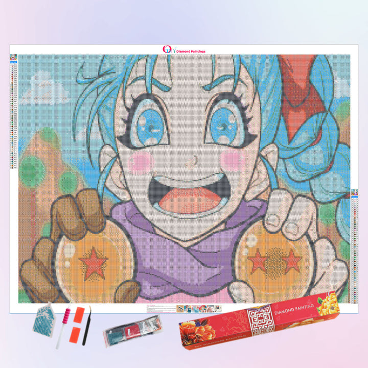 Bulma Gets the Dragon Ball Diamond Painting Kits for Adults 20% Off ...