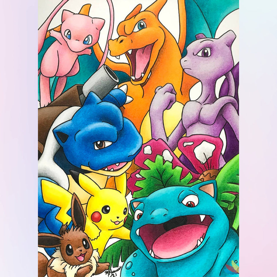 Pokemon Diamond Painting in US, Canada, AU & UK – DIY Diamond Paintings