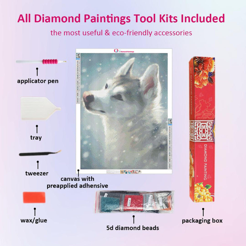 Tender Wolf Diamond Painting Kits 20% Off Today – DIY Diamond Paintings