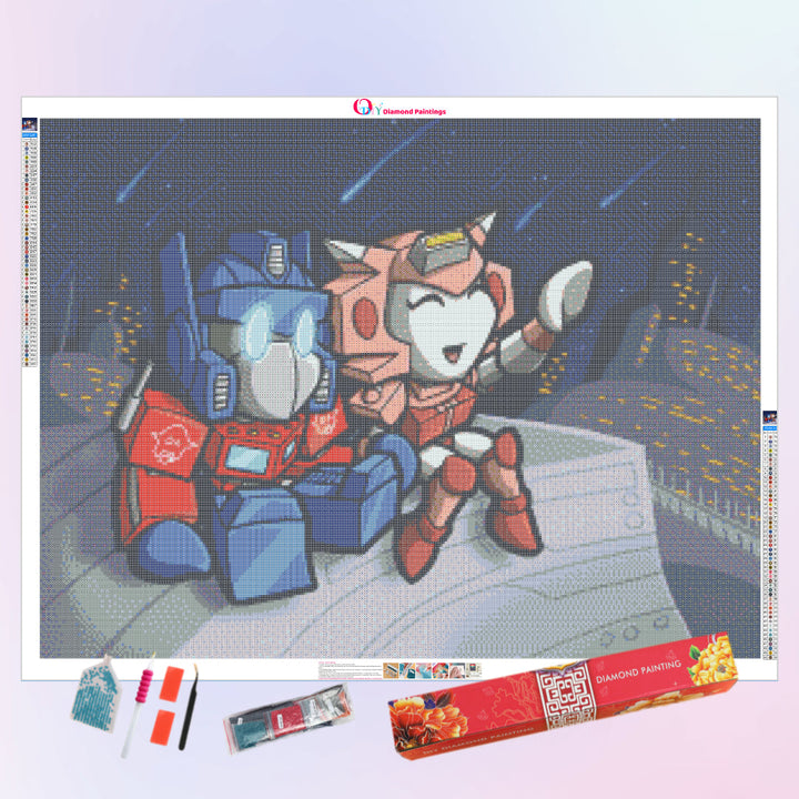Transformers Diamond Painting | Best Art Craft to Kids | 20% Off Today ...