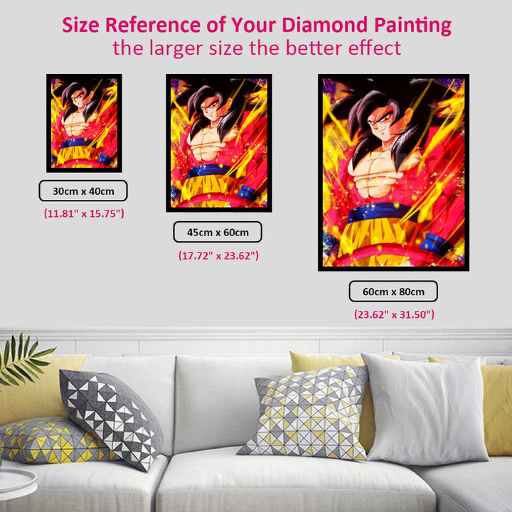 Super Saiyan IV Goku Diamond Painting Kits for Adults 20% Off Today ...
