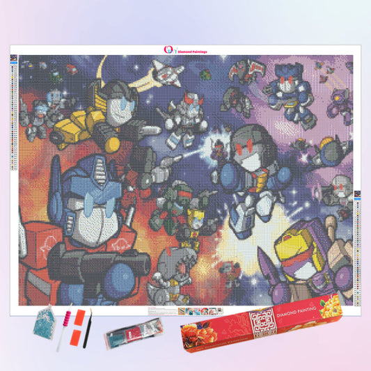 Transformers Diamond Painting | Best Art Craft to Kids | 20% Off Today ...